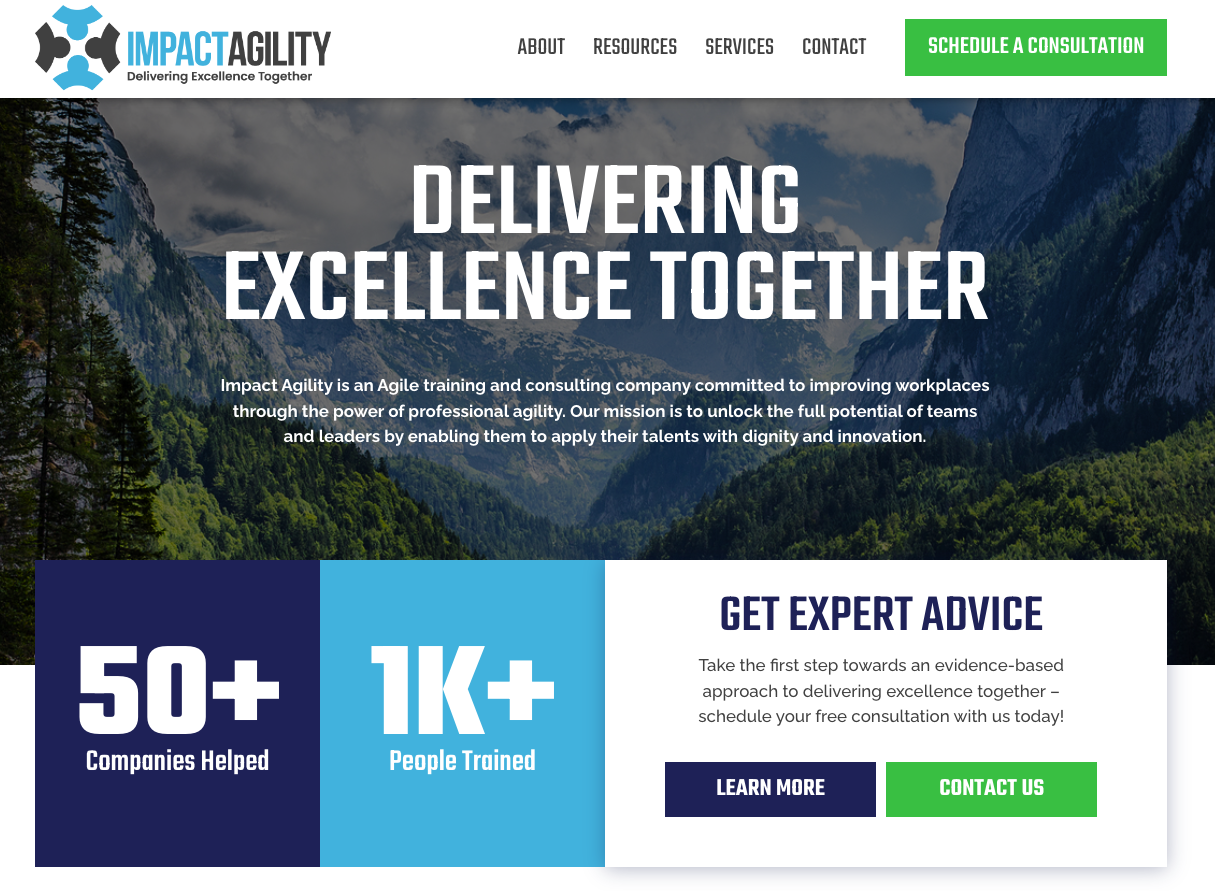 Impact Agility | Delivering Excellence Together